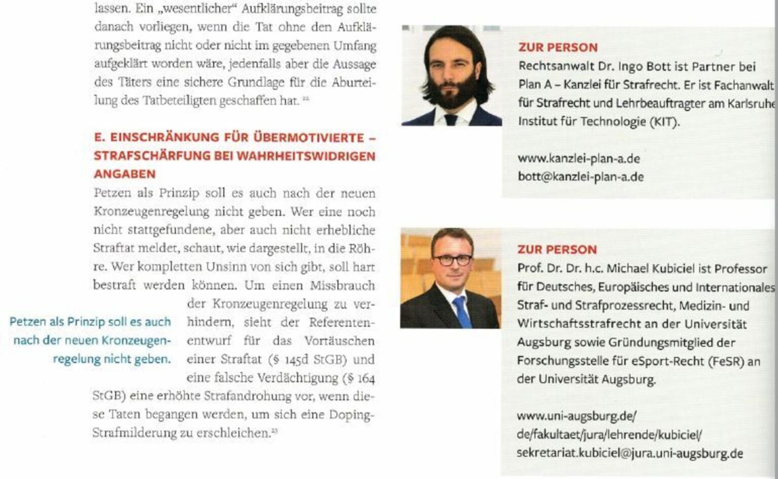 Nurgül Öztürk - Kanzlei Plan A - Dr. Ingo Bott