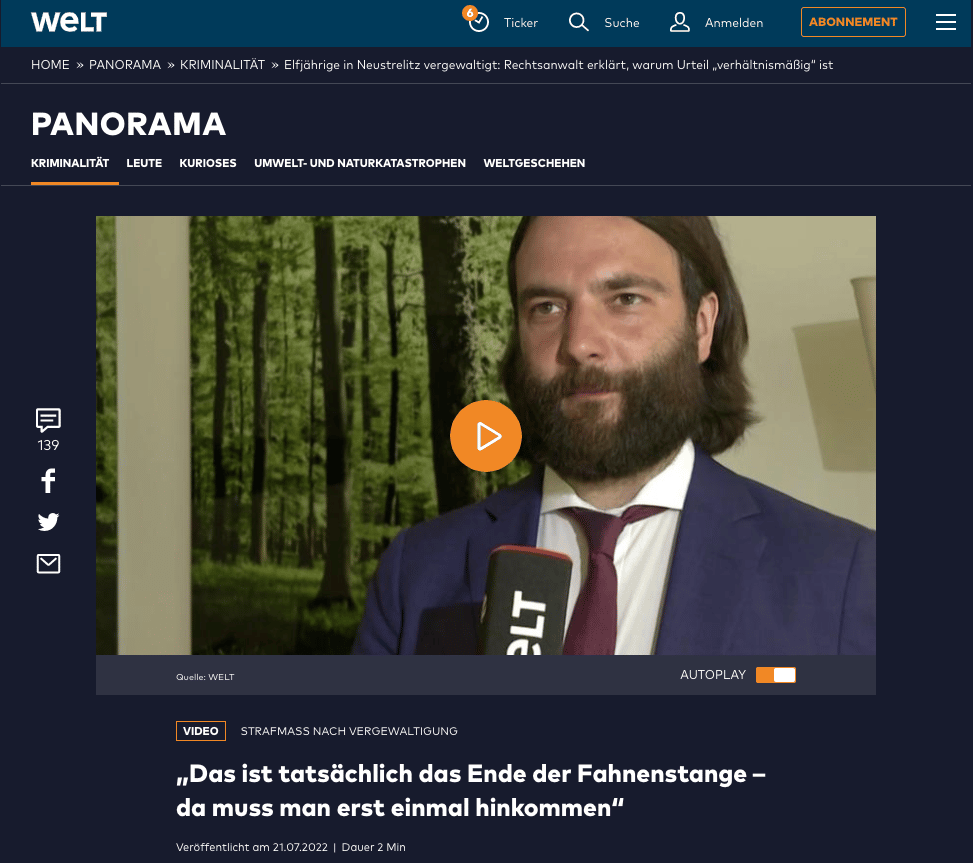 Plan A - in den Medien - Kanzlei Plan A - Dr. Ingo Bott